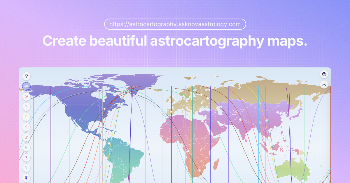 Free Astrocartography Map Calculator & Explanations